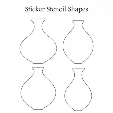 Sticker Stencils 10 | Ink Art Designs